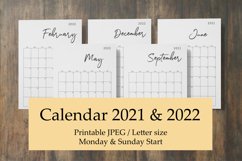 Monthly Printable Calendar Planner 2021 & 2022 (168354) | Planner ...
