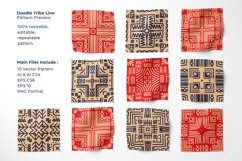 Doodle Tribe Line - Seamless Pattern