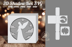 Angel 3D Papercut Shadow Box SVG (6458854)