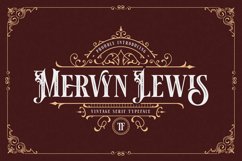 Mervyn Lewis - Vintage Serif Typeface