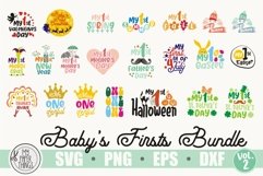 Baby firsts Holiday svg bundle