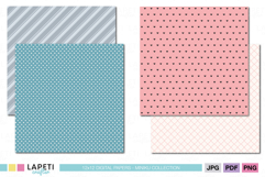 Baby Girl Digital Paper for Scrapbooking