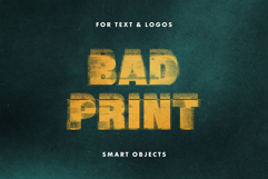 Bad Print Photoshop Effect