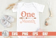 Baby Milestones svg bundle, Boho baby SVG