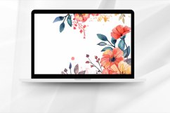 Boho Flower Digital Paper Bundle