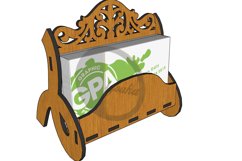 Business card holder Laser cutting file