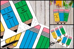 Pudgy Pencils 4th Grade Plain Printable Bookmark Set