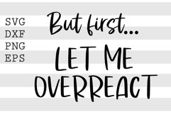 But first let me overreact SVG (1231643)