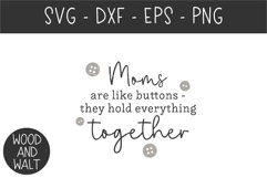 Moms Are Like Buttons SVG |Mother's Day Cut File (1283348) | Cut Files ...