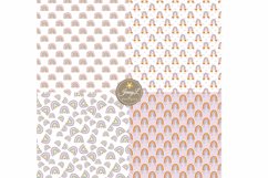 Rainbow Love Seamless Digital papers and Clipart