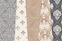 28 Neutral Damask Patterns - Wedding Seamless (42877)