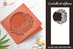 Card with Cut-Out Flowers