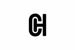 CH logo design vector template (3703379)