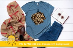 Christmas Ornament Leopard sublimation design