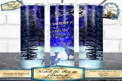 Search The Skies on Christmas Eve | Sublimation Tumbler Wrap