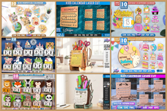 188 Calendars Mega Bundle Laser Cut. Desk (6461379)