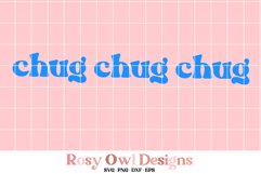 Chug Chug Chug SVG, Water Bottle, Tumbler Design, Funny