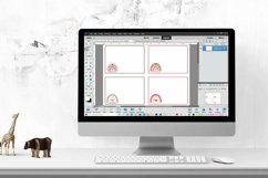 Flat Note Card, Love Remembers Boho Rainbow Set 1