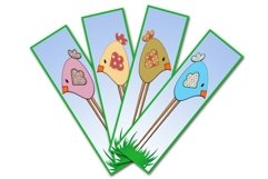Bookmark, Printable Spring Bookmark Sets Bundle