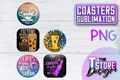 Coasters Sublimation Bundle| Coasters Design |Coffee Quotes (2186306 ...