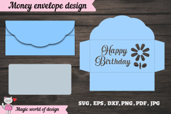 money envelope SVG for cash gifts Paper Cut Files for Cricut
