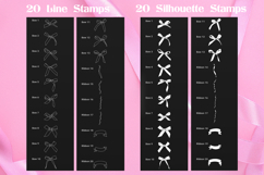 Bow & Ribbon Procreate Stamps