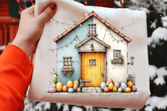 Cozy Whimsical Farmhouse Easter Barn with Spring Charm