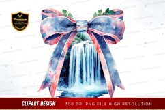 Enchanted waterfall bow