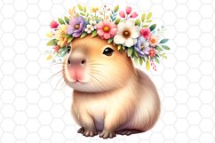 Cute Watercolor Capybara Clipart | Capybara PNG (3595715)