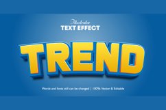 Trend Editable Illustrator 3d Text effect