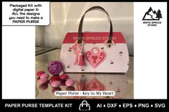 3D Paper Purse, 3D Gift Box, SVG Heart Design, 3D SVG Purse (1205276 ...
