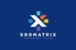 Xromatrix X Letter Logo