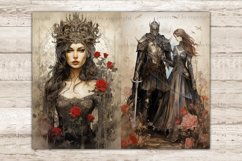 Dark Fantasy Junk Journal Pages | Diary Paper