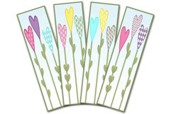 Bookmark, Printable Spring Bookmark Sets Bundle