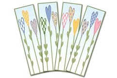 Bookmark, Printable Spring Bookmark Sets Bundle