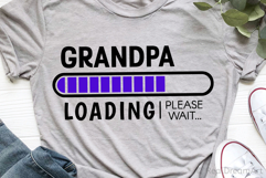 Grandpa Loading Please Wait SVG, DXF, PNG, EPS