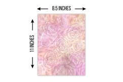 Abstract Floral Digital Paper, PDF and PNG