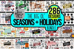 Seasons and Holidays Mega SVG Bundle, Seasonal SVG Bundle