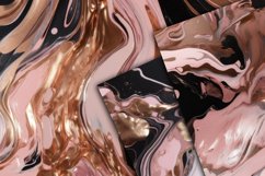 Seamless Metallic Liquid Digital Paper