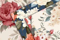 Seamless Cherry Blossoms Digital Paper