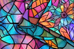 Seamless Stained Glass Digital Paper
