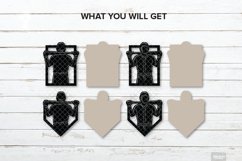 Baseball Signage SVG Personalized Laser Cut Template Bundle
