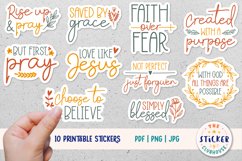 Religious stickers | Christian sticker bundle | JPG PNG PDF (1515008 ...
