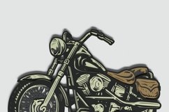 Layered Motorcycle svg, Vector file for cutting (1214644) | Paper ...