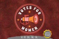Votes for Women Hand Lettering SVG