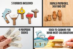 Deployment Countdown Calendar Laser Cut Design