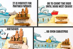 Deployment Countdown Calendar Laser Cut Design