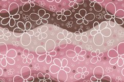 Abstract Floral Digital Paper, PDF and PNG