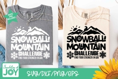 Snowball Mountain Challenge png, VBS svg, kids VBS shirt art