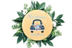 Spring Bundle. Welcome spring. Hello Spring. Flower. Frames.